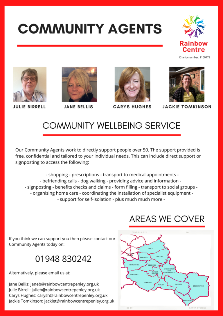 Community Agents Leaflet _ Poster – Overton-on-Dee